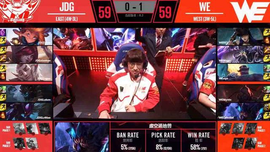 Mystic选出女警打出超神战绩 WE力克JDG终结三连败_国内游戏资讯-叶子猪资讯中心